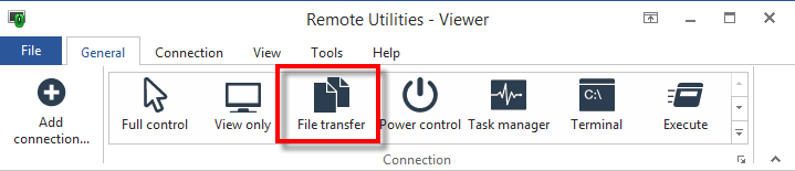 File transfer | Remote Utilities