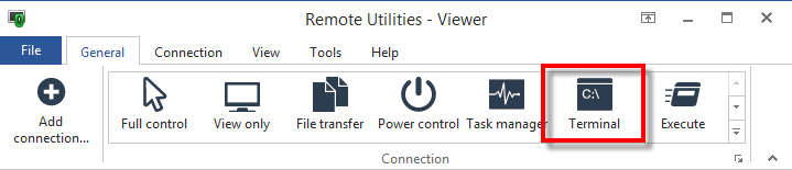 Terminal | Remote Utilities